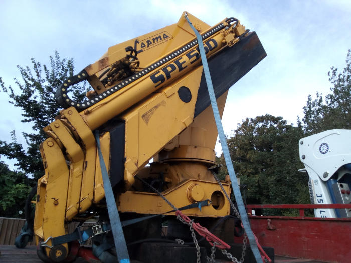 Maritime Solutions: Copma SPE560/4 Marine Hiab (remote controled)